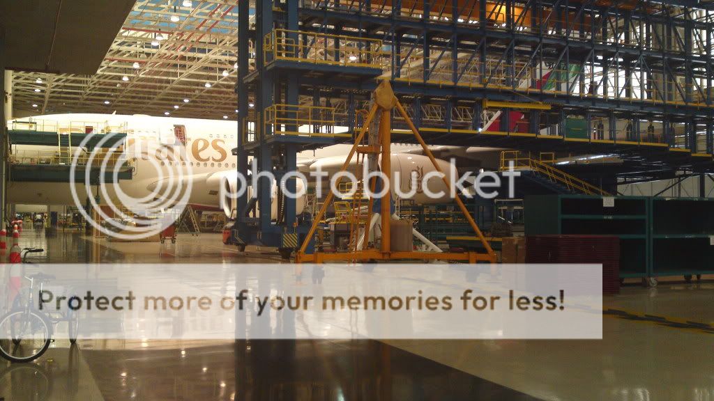 Emirates Engineering Base Heavy Maintenance.A380 first C chk - History ...